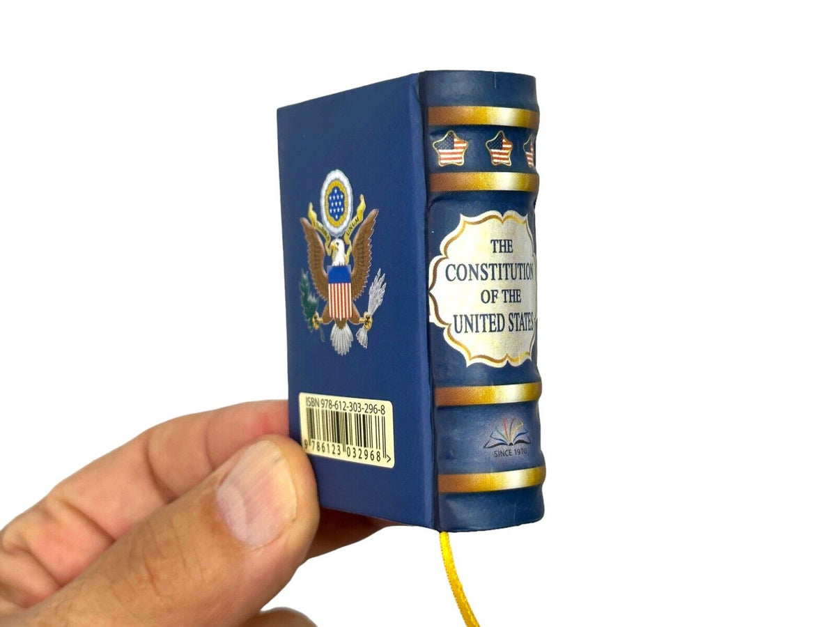 Constitution of the United States mini book 2.50" H English and Spanis ...